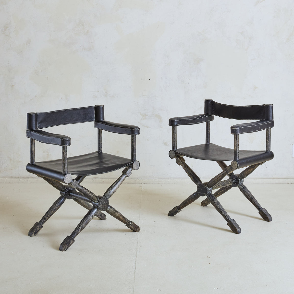 French Director Chair in the Style of Jean-Michel Frank, Andrea Putnam
