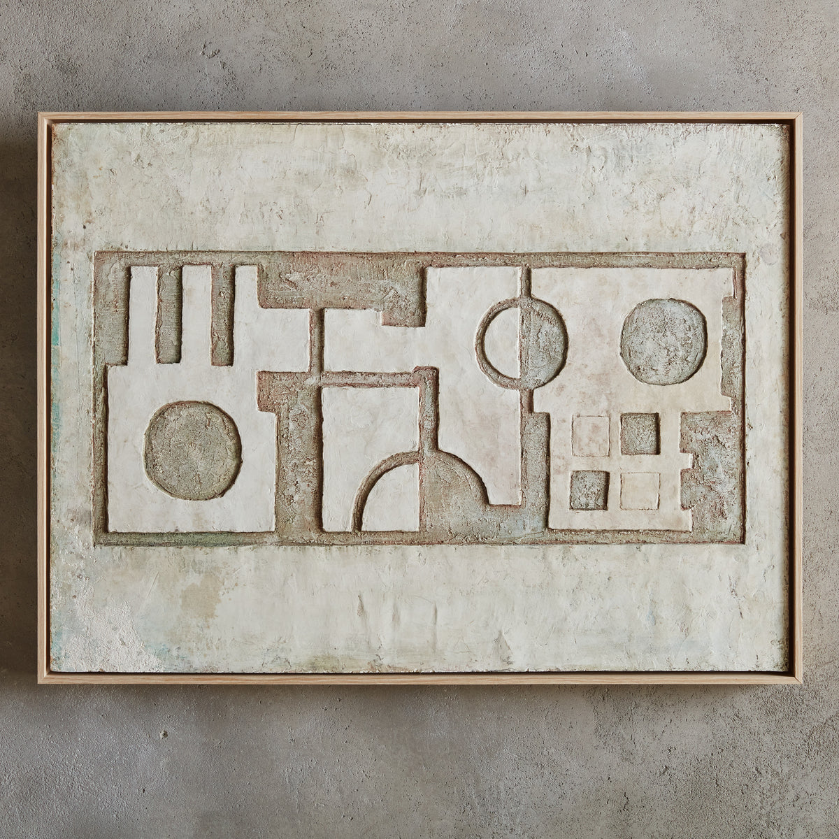 Abstract Modern Painting by Alessandro Bonato, 1960s