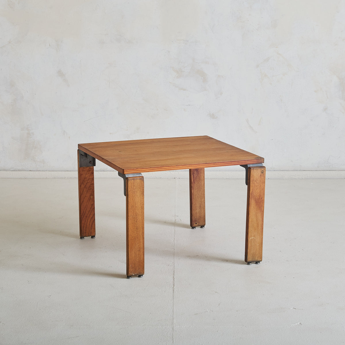 French Ash Wood Coffee Table by Georges Candilis & Anja Blomstedt for