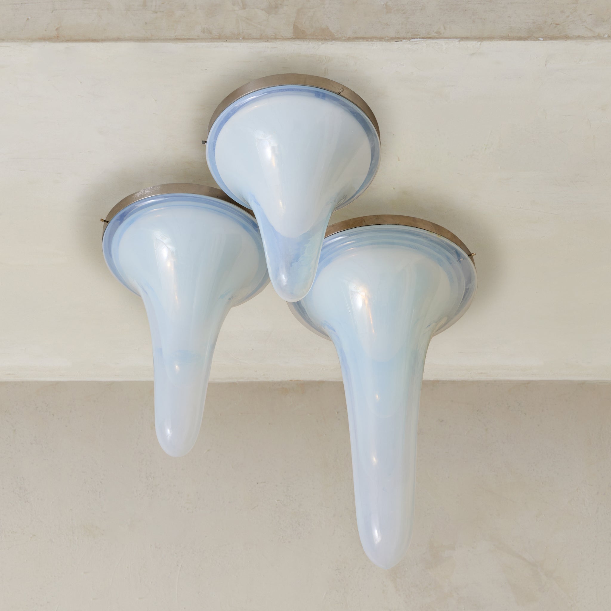 Medium LS144 Murano Glass Flush Mount by Carlo Nason for AV Mazzega, 1