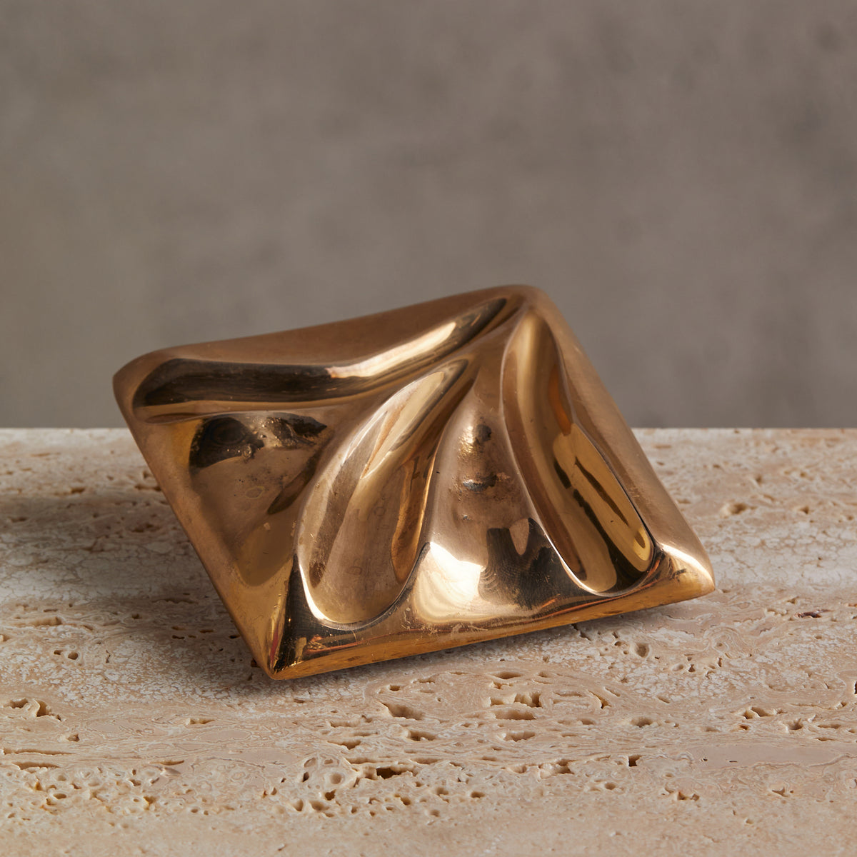 French Draped Bronze Paperweight by Monique Gerber, 1970s